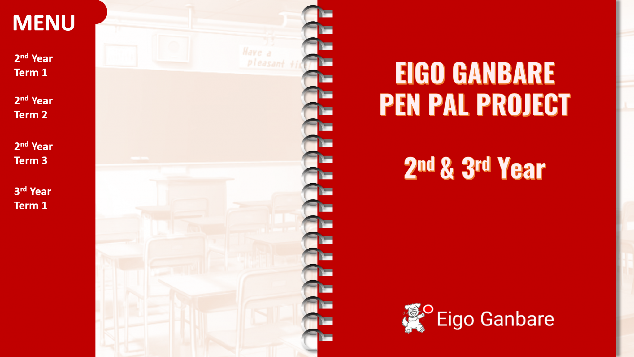 Pen Pal Project – Eigo Ganbare