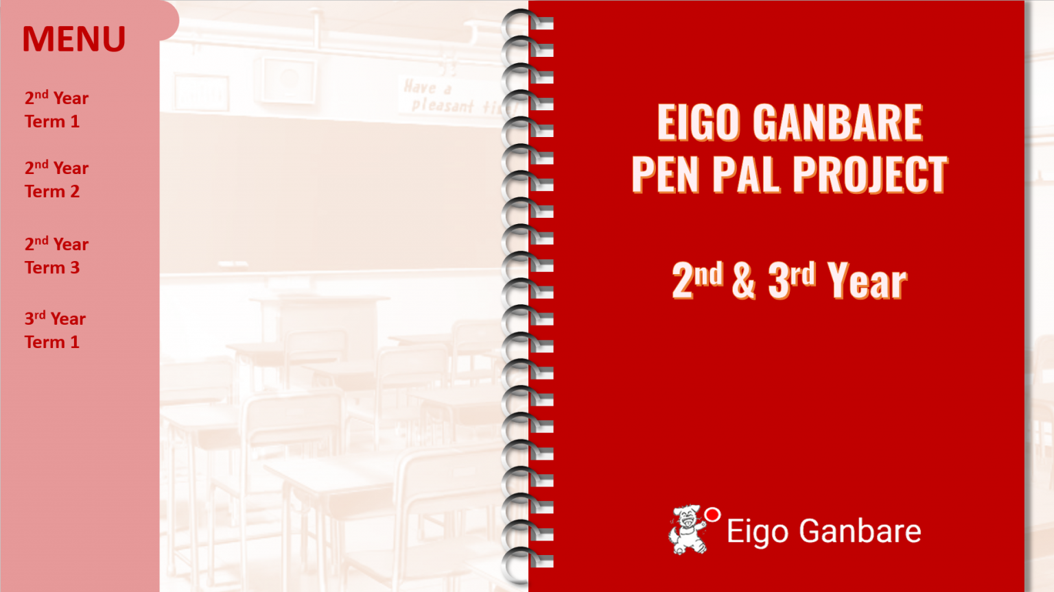 Pen Pal Project – Eigo Ganbare