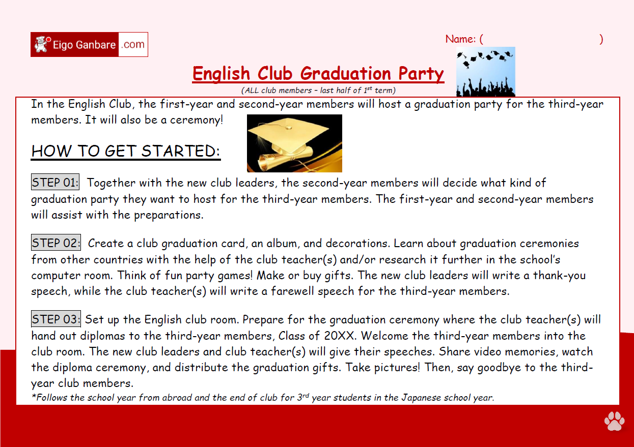 English Club – Eigo Ganbare